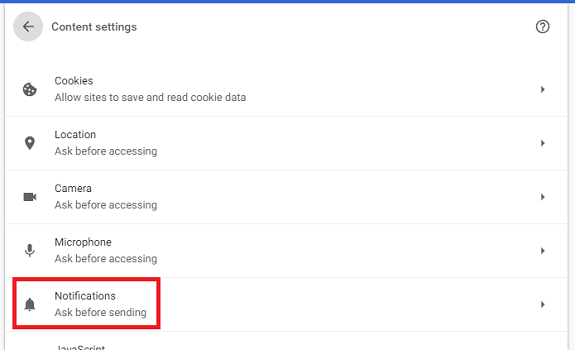 Menghapus Notifikasi Pop Up Lidgrain Pada Chrome MFR Official Blog